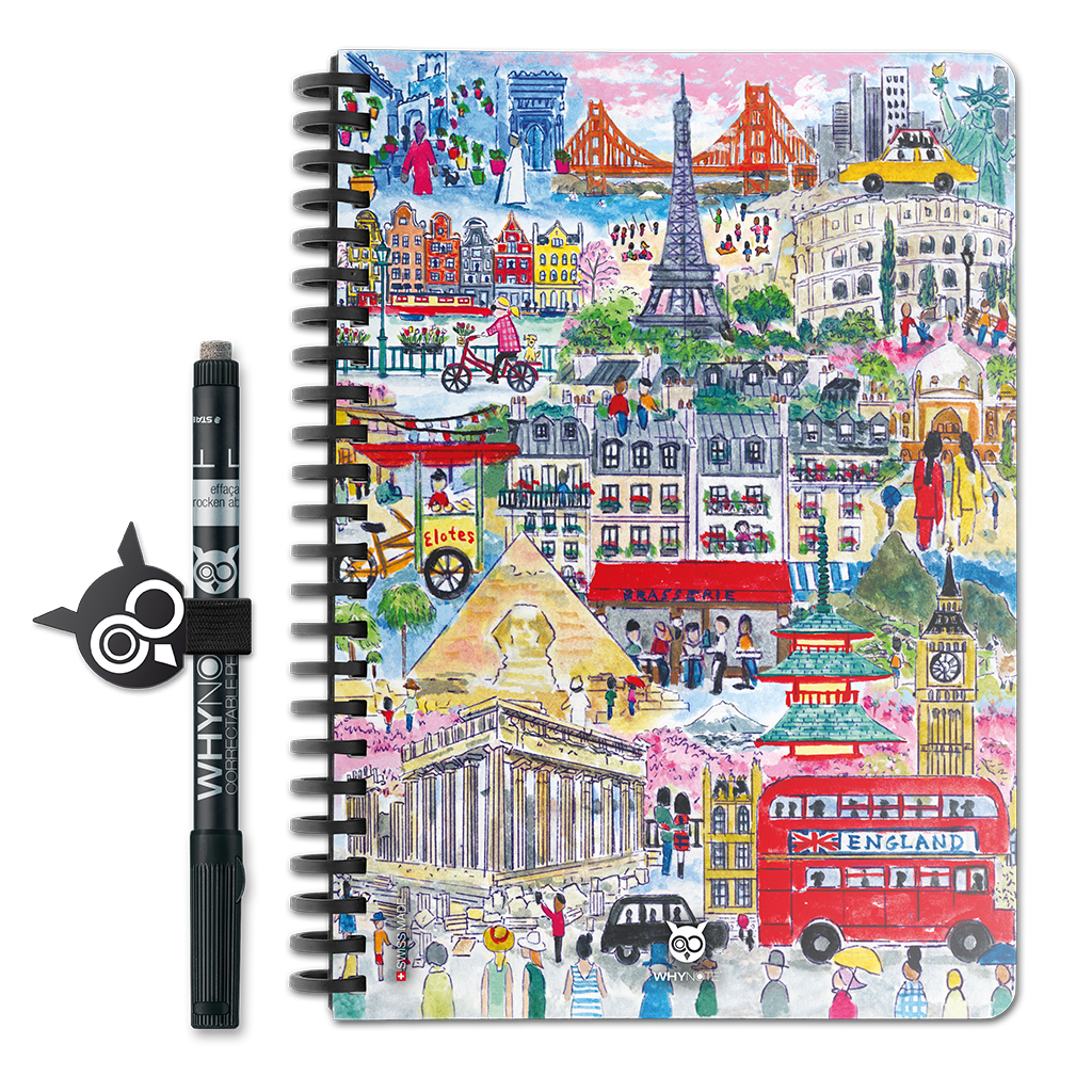 WhyNote, le bloc-notes réutilisable à l'infini ! – WhyNote.co